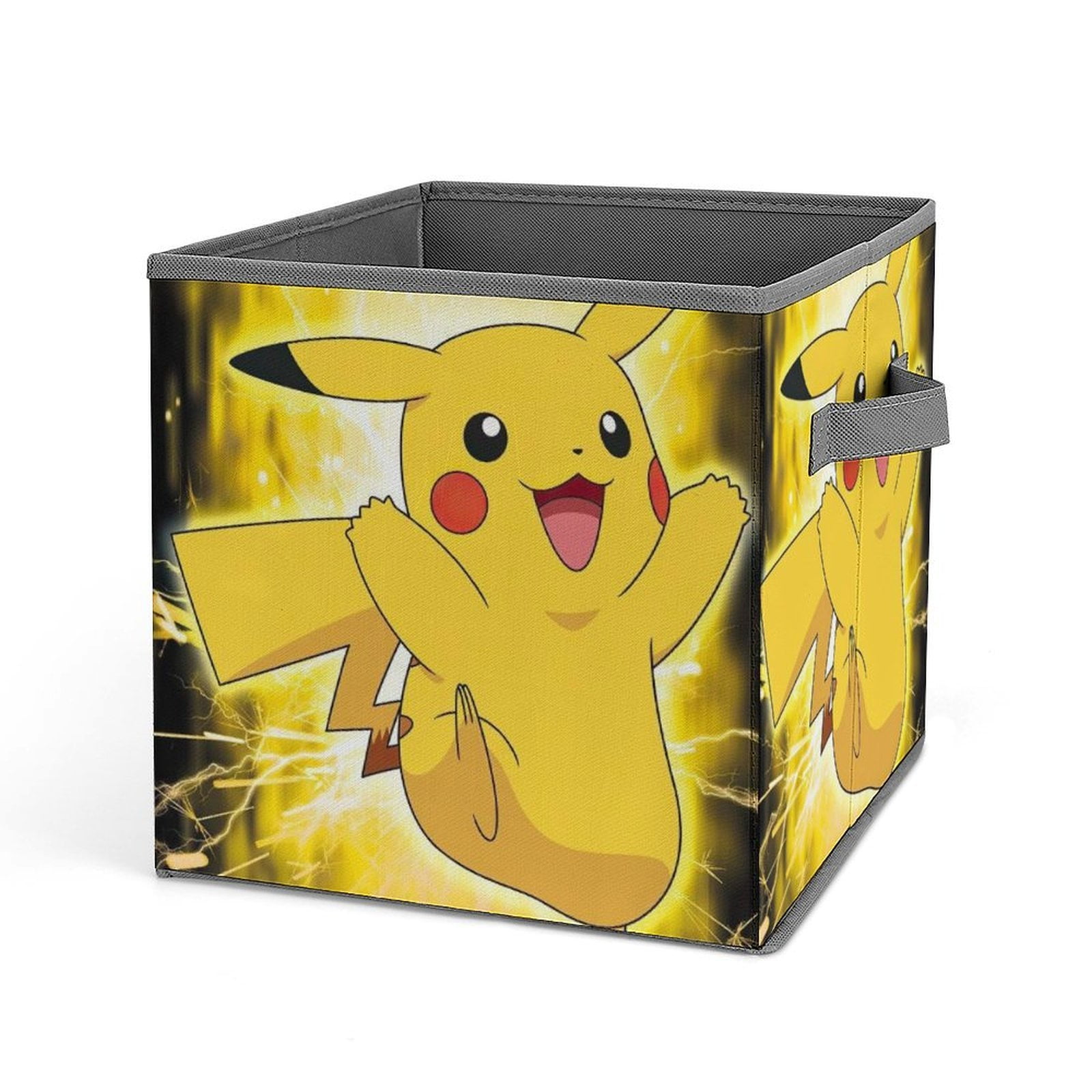 Cute Pokemon Capacity Collapsible Storage Bin, Anime Cartoon Foldable ...