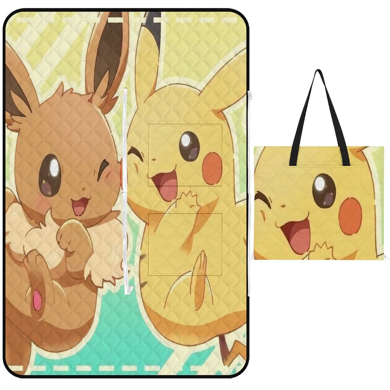 Cute Pokemon-Pikachu Extra Large Picnic Outdoor Blanket,59 x 39 ...