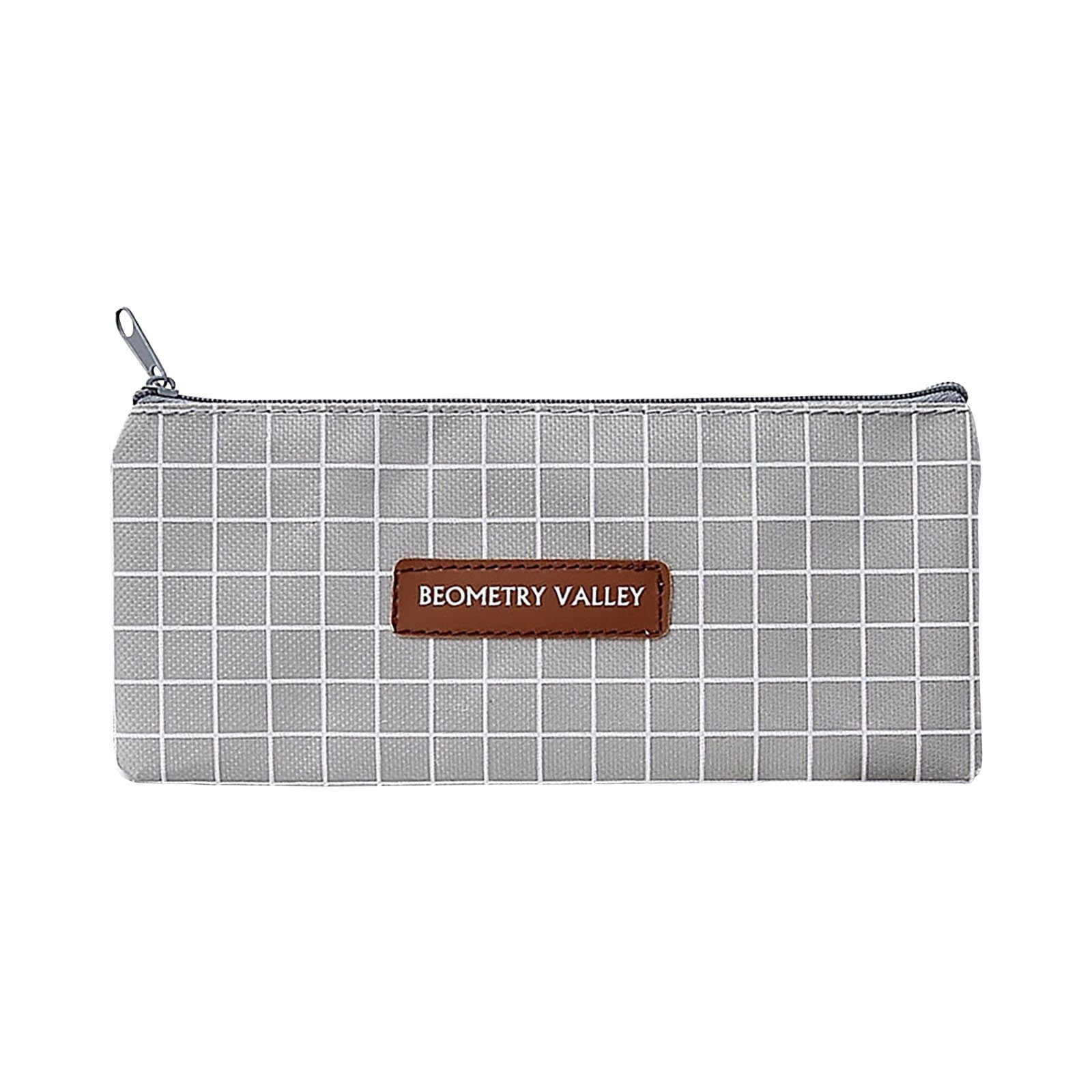 Cute Polka Dots/Plaid Print Pencil Pouch, Portable Canvas Pencil Cases ...