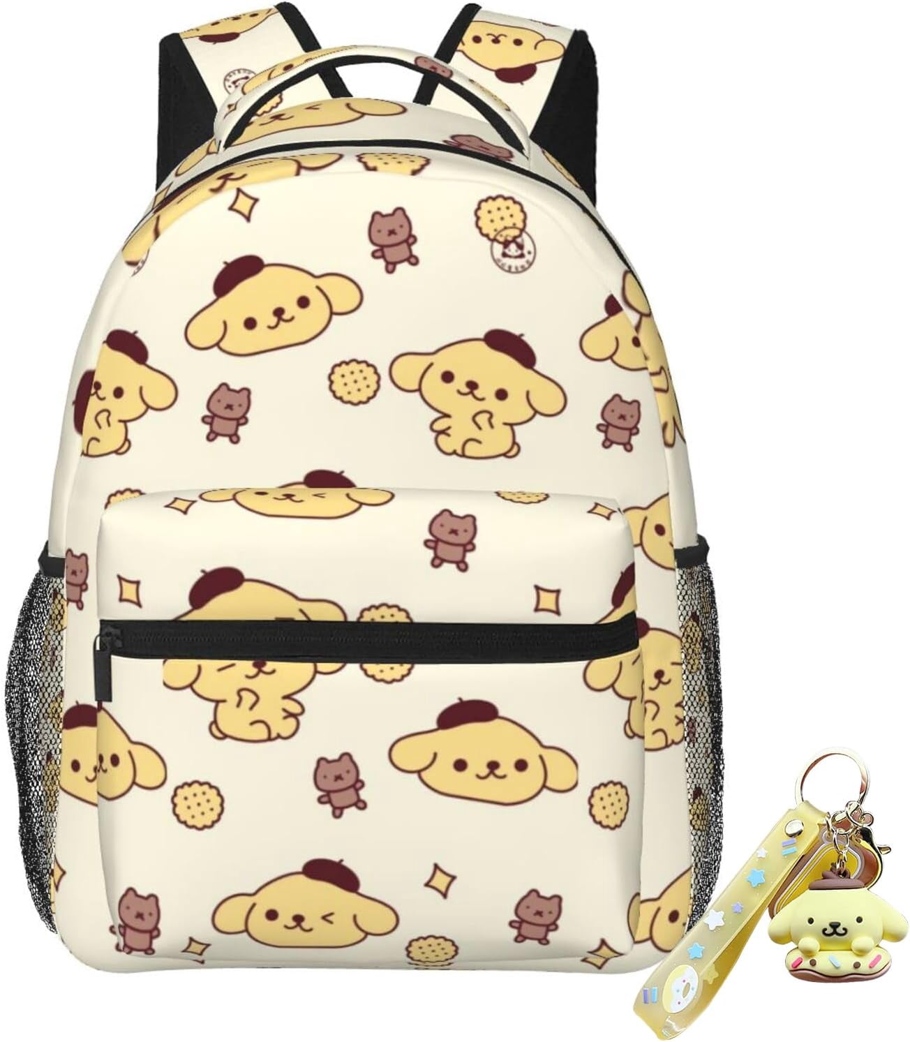 Cute Pompompurin Kawaii Backpack Laptop Backpack For Women Anime Puppy ...