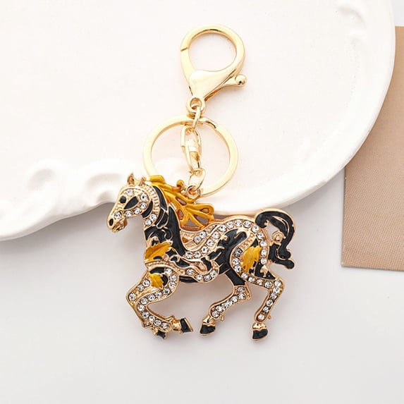 Cute Pony Mini Steed Racehorse Keychain, Exquisite & Elegant Bag ...