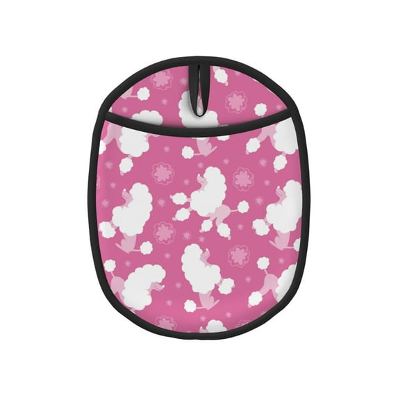 Cute Poodle Dog Pink Pot Holders for Kitchen - Heat Resistant Oven ...
