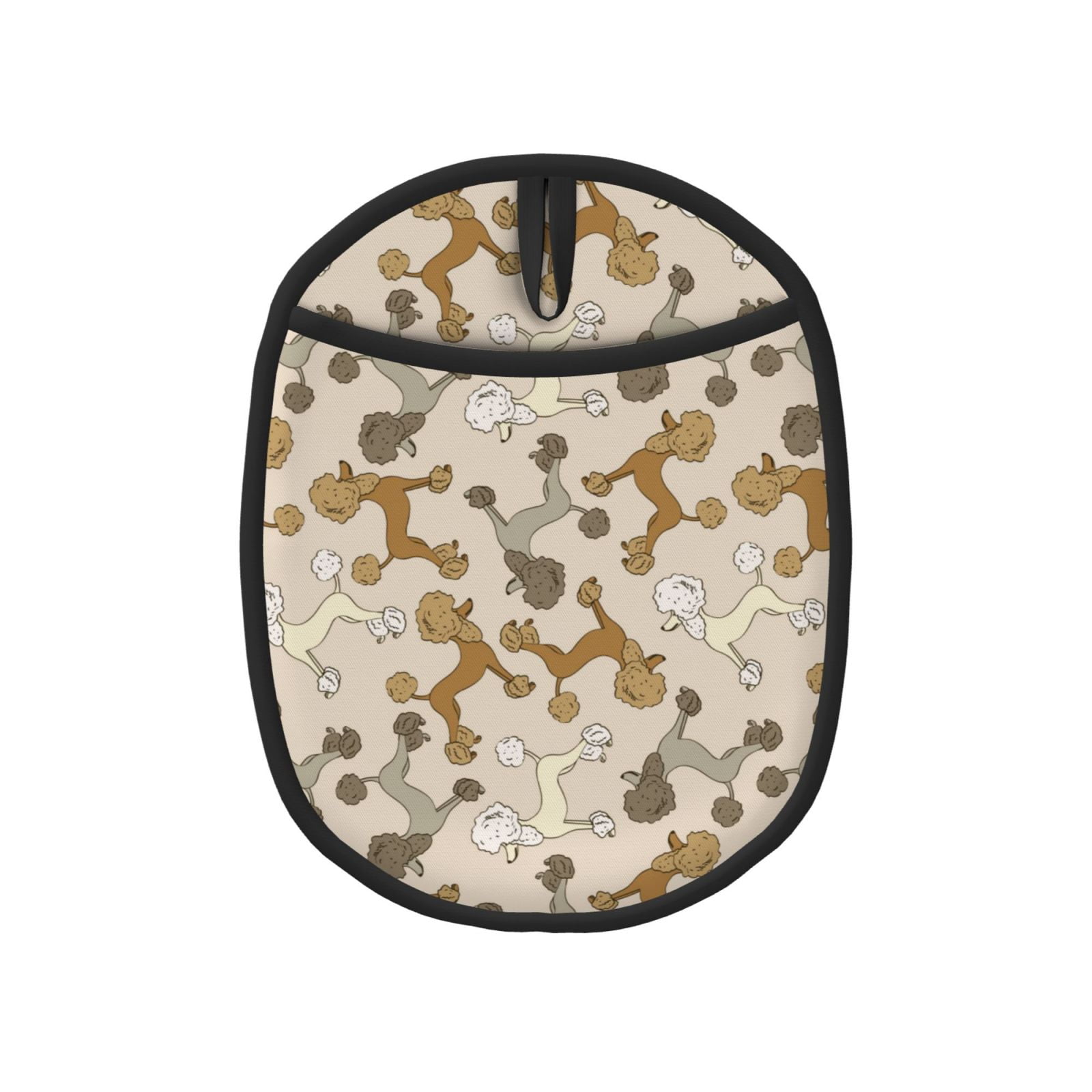 Cute Poodle Dog Pot Holders for Kitchen - Heat Resistant Oven Mitts Hot ...