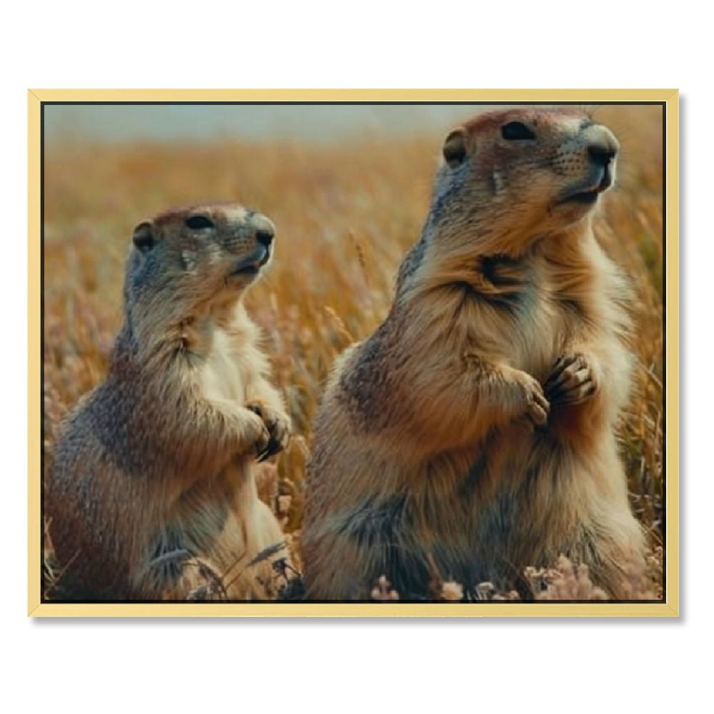 Cute Prairie Dogs Kids Room Animal Wall Decor Art Print Poster ...