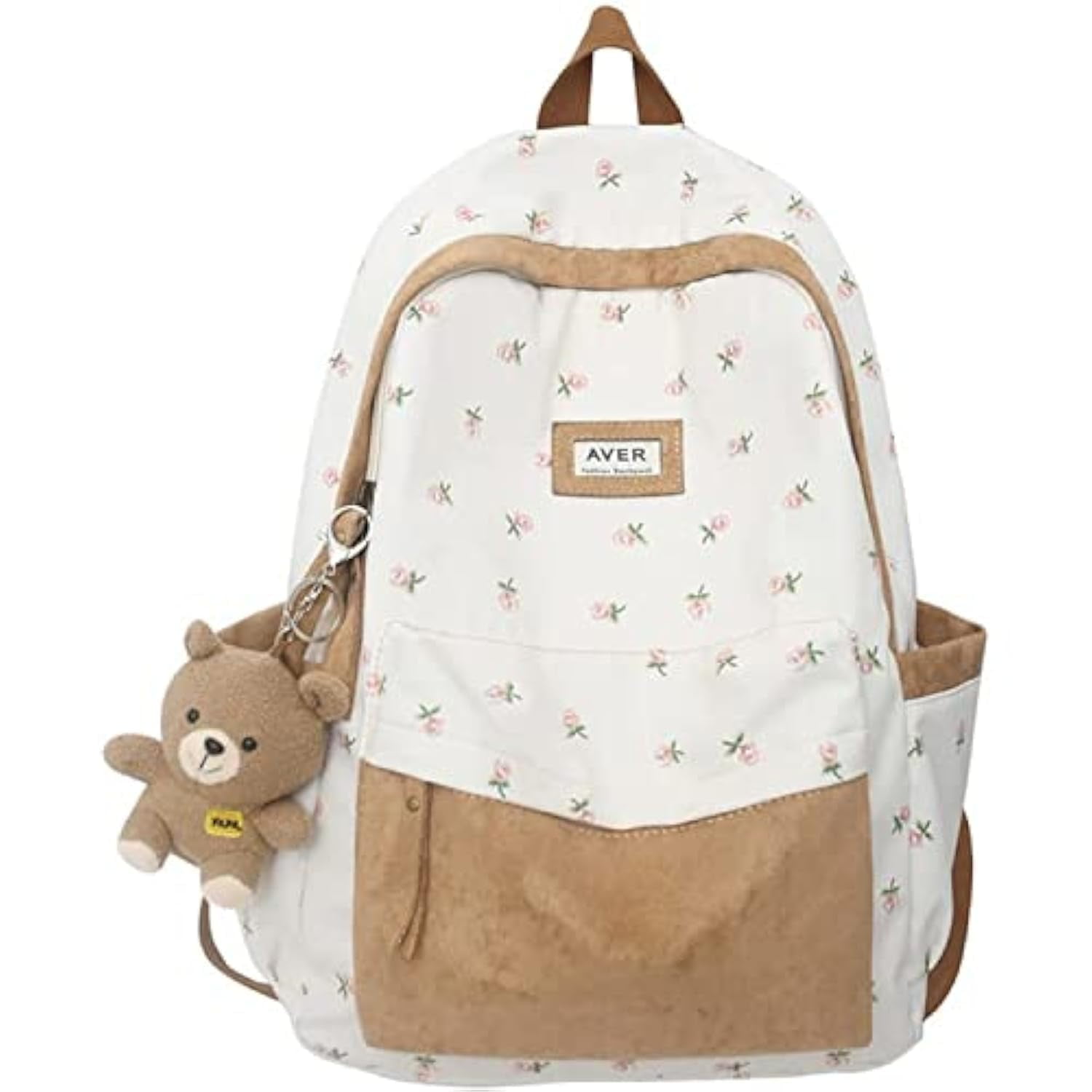 Cute Preppy Bag Floral Printed Kawaii Backpack Cottagecore Aesthetic ...