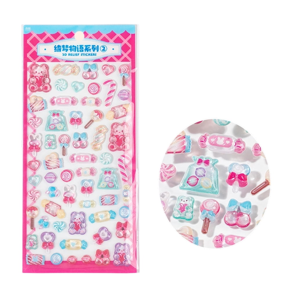 Cute Puffier Sticker for *, 3D Design Sticker for , Reusable Tiny ...