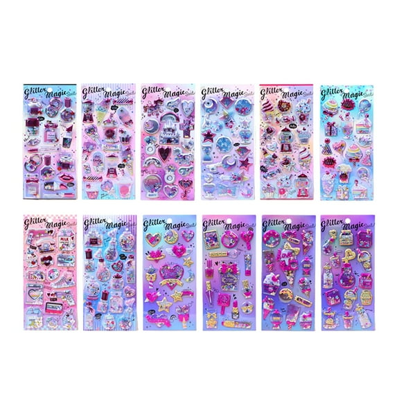 Cute Puffier Sticker for *, 3D Design Sticker for , Reusable Tiny ...