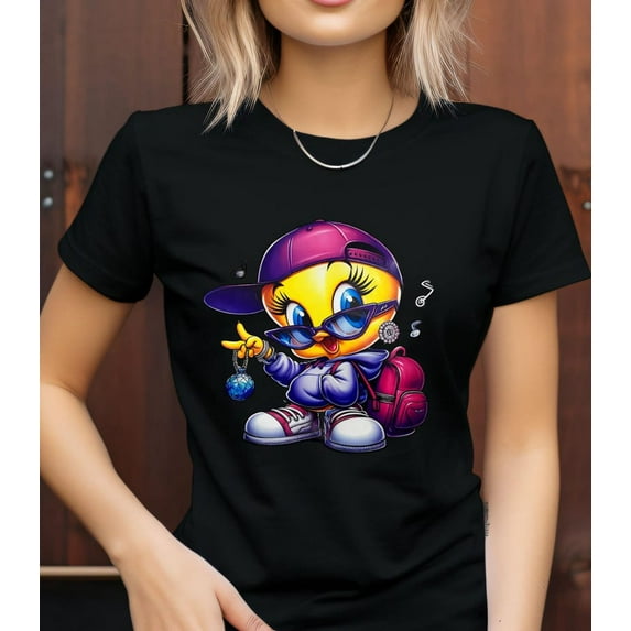 Cute Puffin Walking Tweety Bird T-Shirt – Digital Vector File ...
