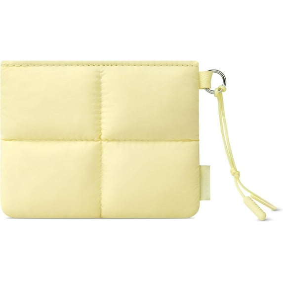 Cute Puffy Purse Pouch Change Holder For Women, Small Organizer with ID ...