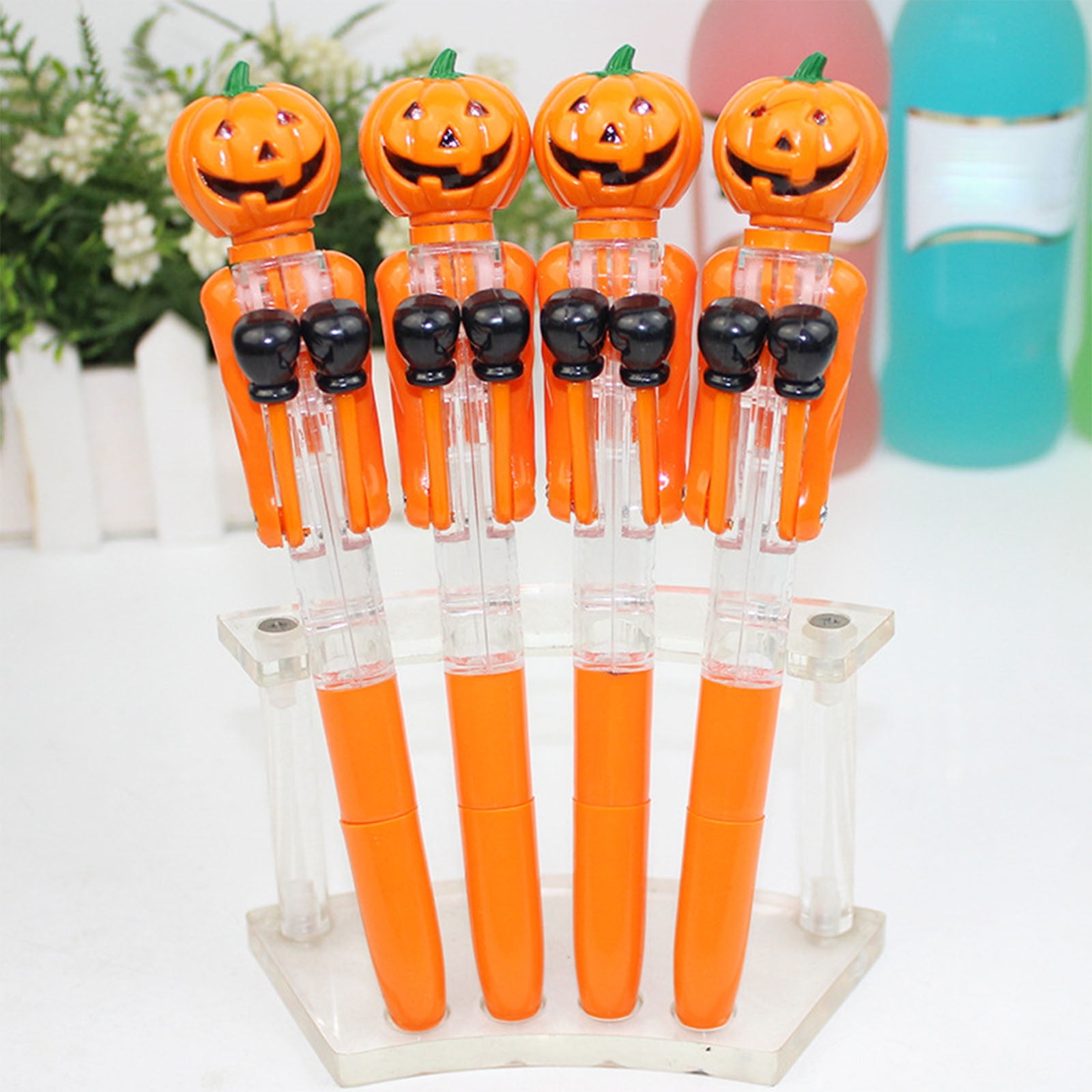 Cute Pumpkin Boxing Pen, Creative Pen with Lights, Stress Relief Toy ...