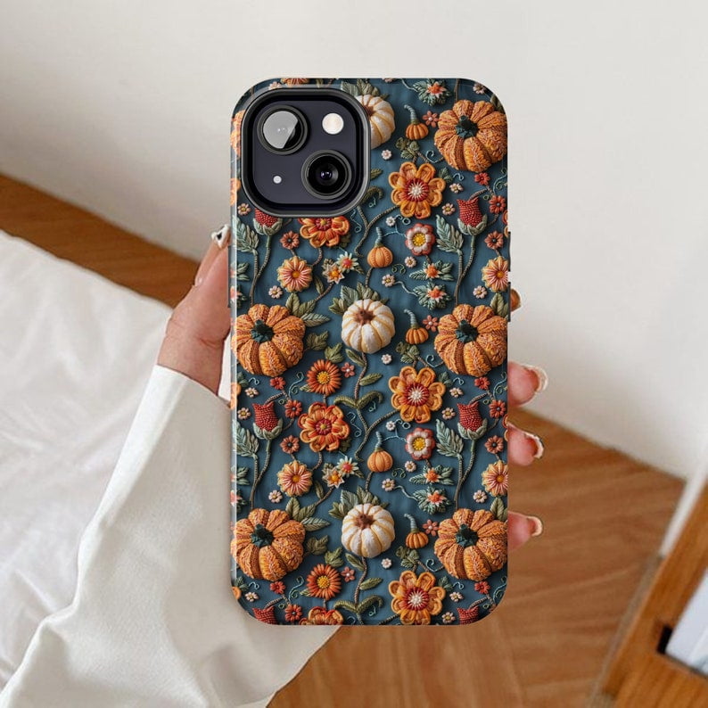 Cute Pumpkin Design Halloween iPhone Case for 16/15/14/13/12/11 Pro Max ...