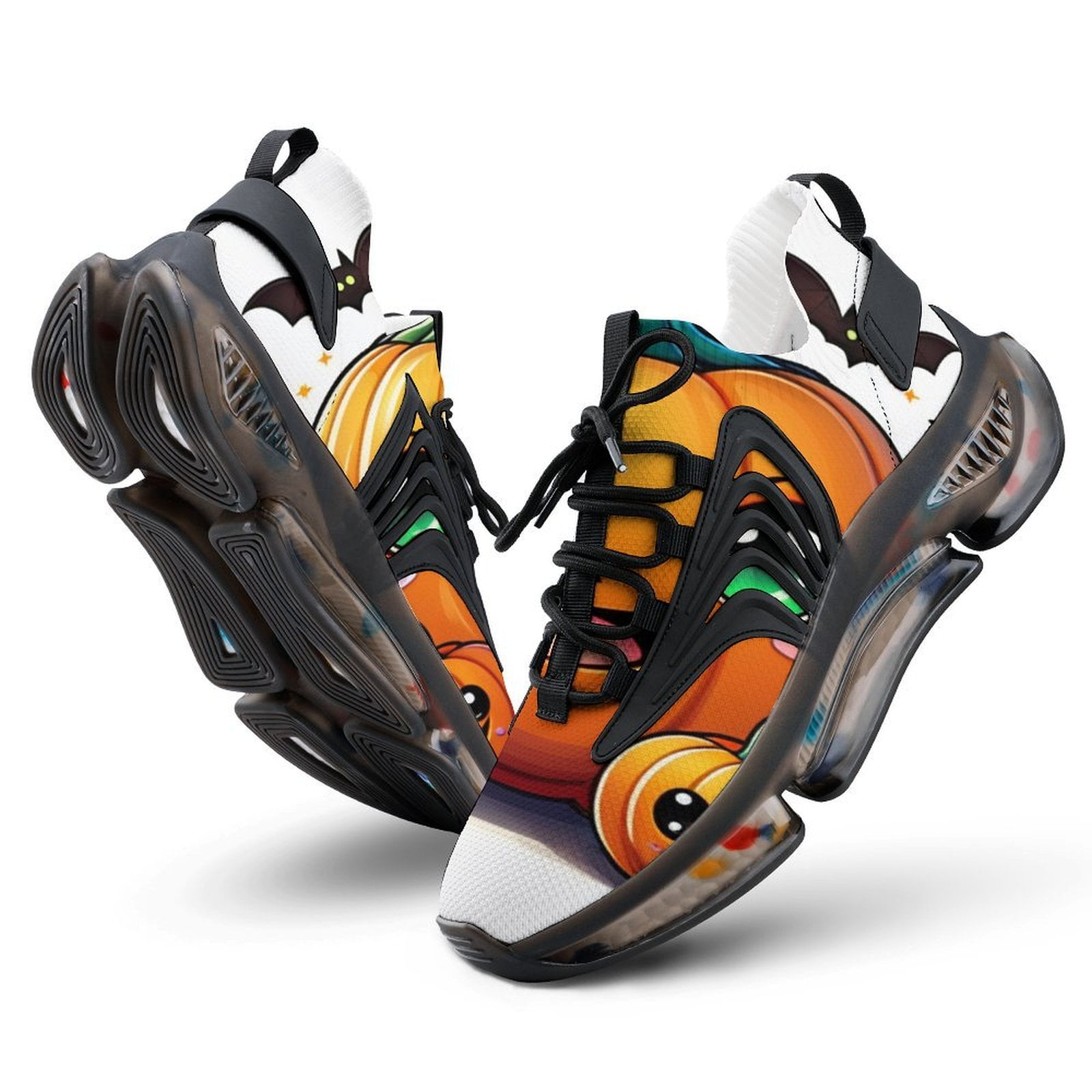 Cute Pumpkin Halloween Decor Walking Shoes for Men Woman Lightweight ...