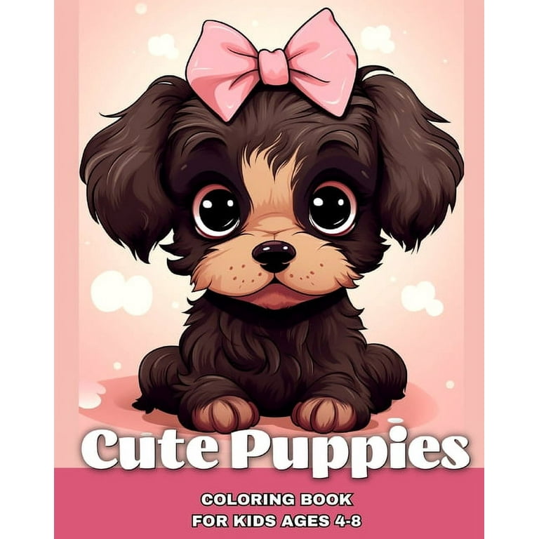 puppy coloring pages the color