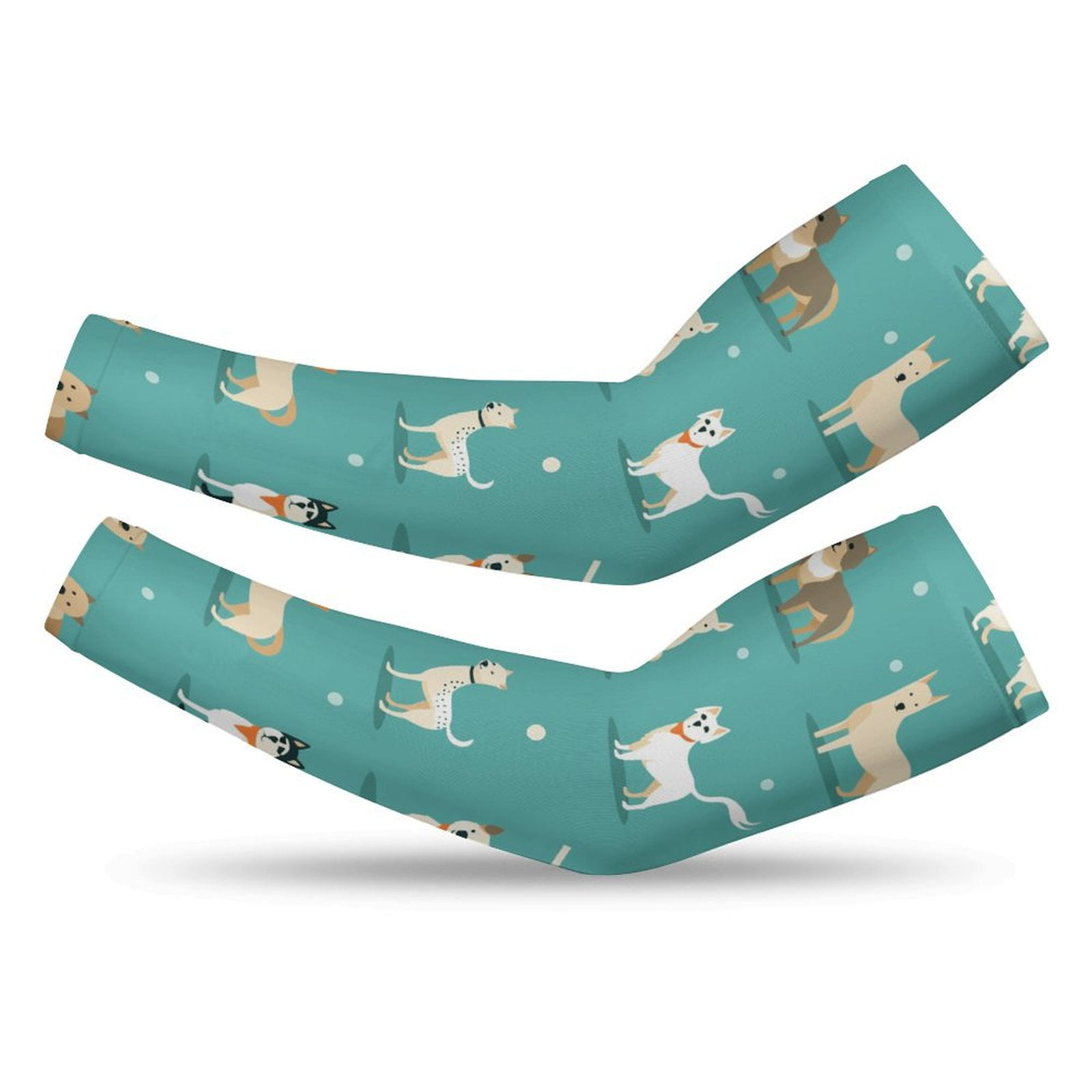 Cute Puppy Gardening Sleeves Farm Sun Protection Arm Cooling Sleeves ...