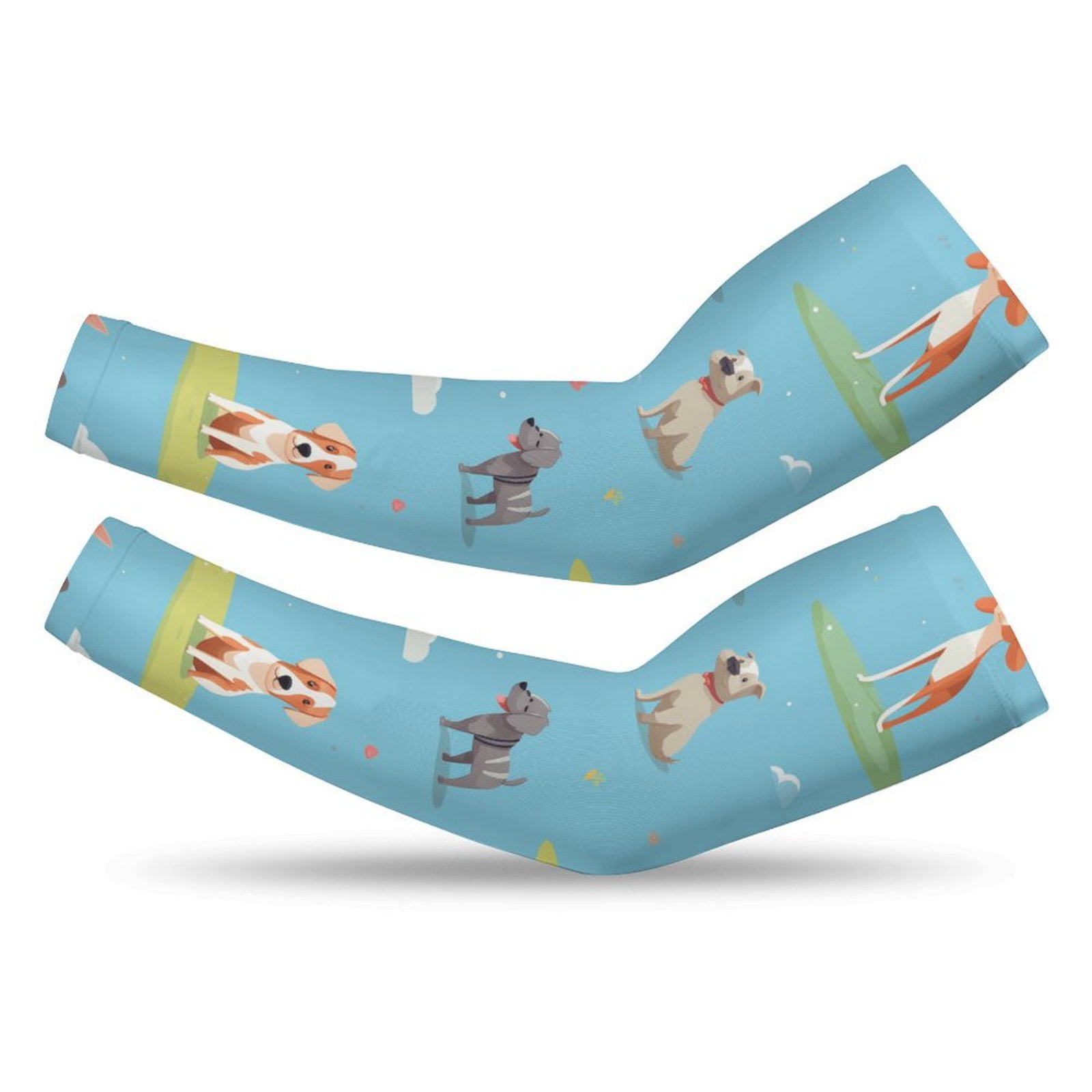 Cute Puppy Gardening Sleeves Farm Sun Protection Arm Cooling Sleeves ...