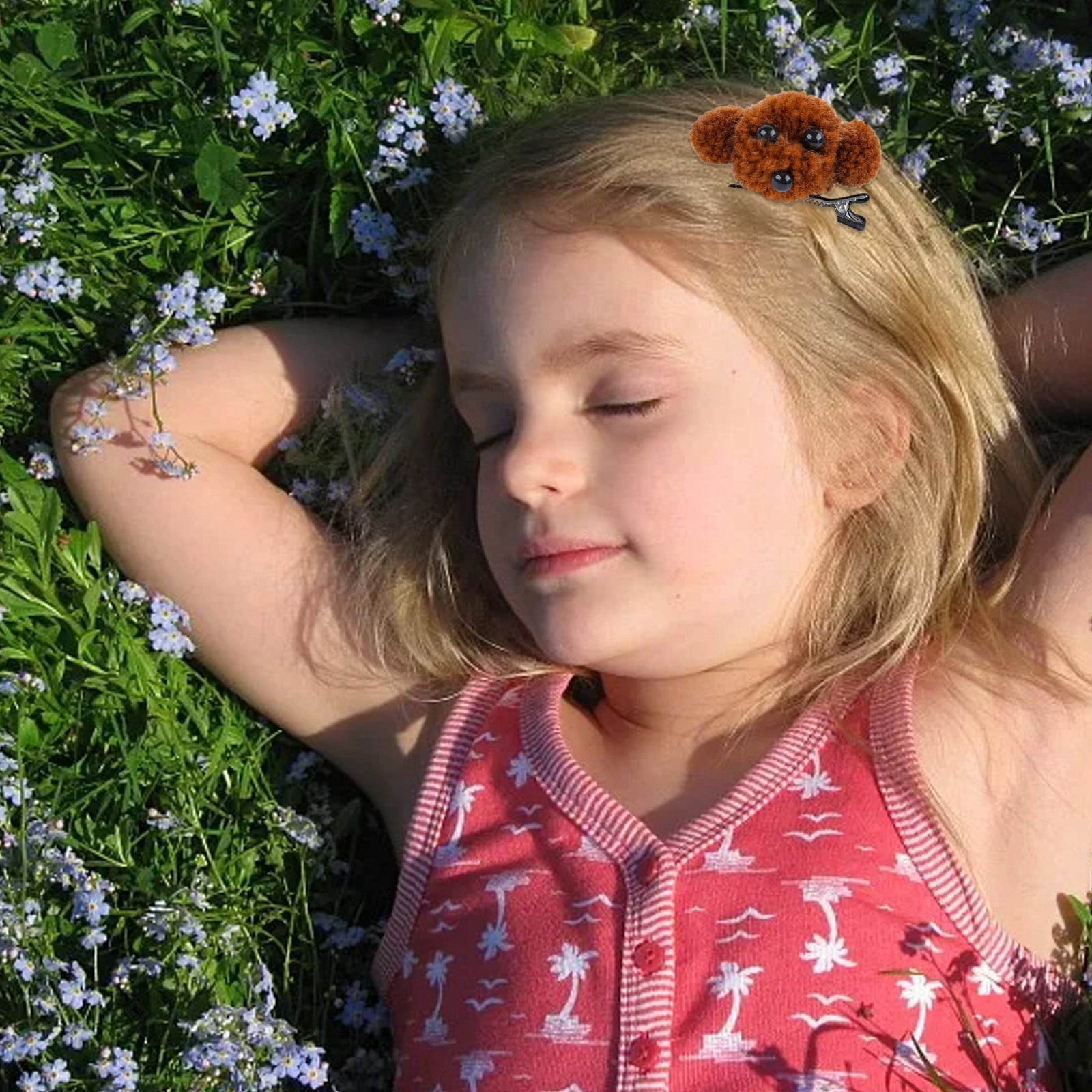 Cute Puppy Hair Clip for Girls Adorable Lamb Hairpin for Teddy Dogs ...