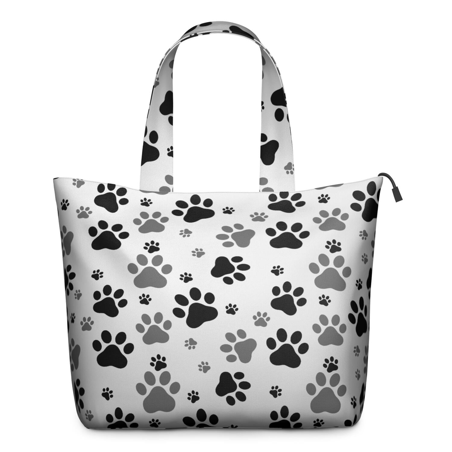 Cute Puppy Pattern Duffel Bag, Lightweight Travel Tote, Dog Print ...
