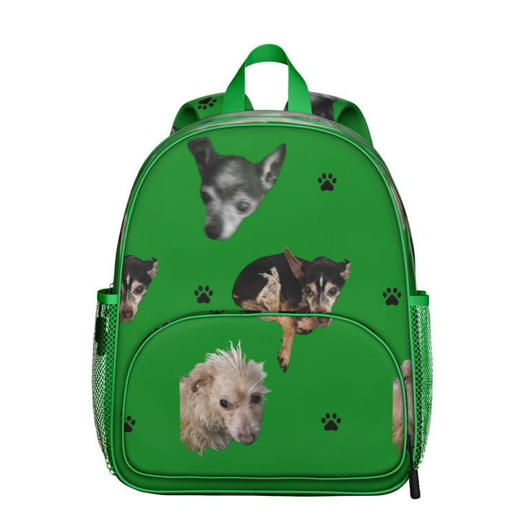 dog pattern backpack
