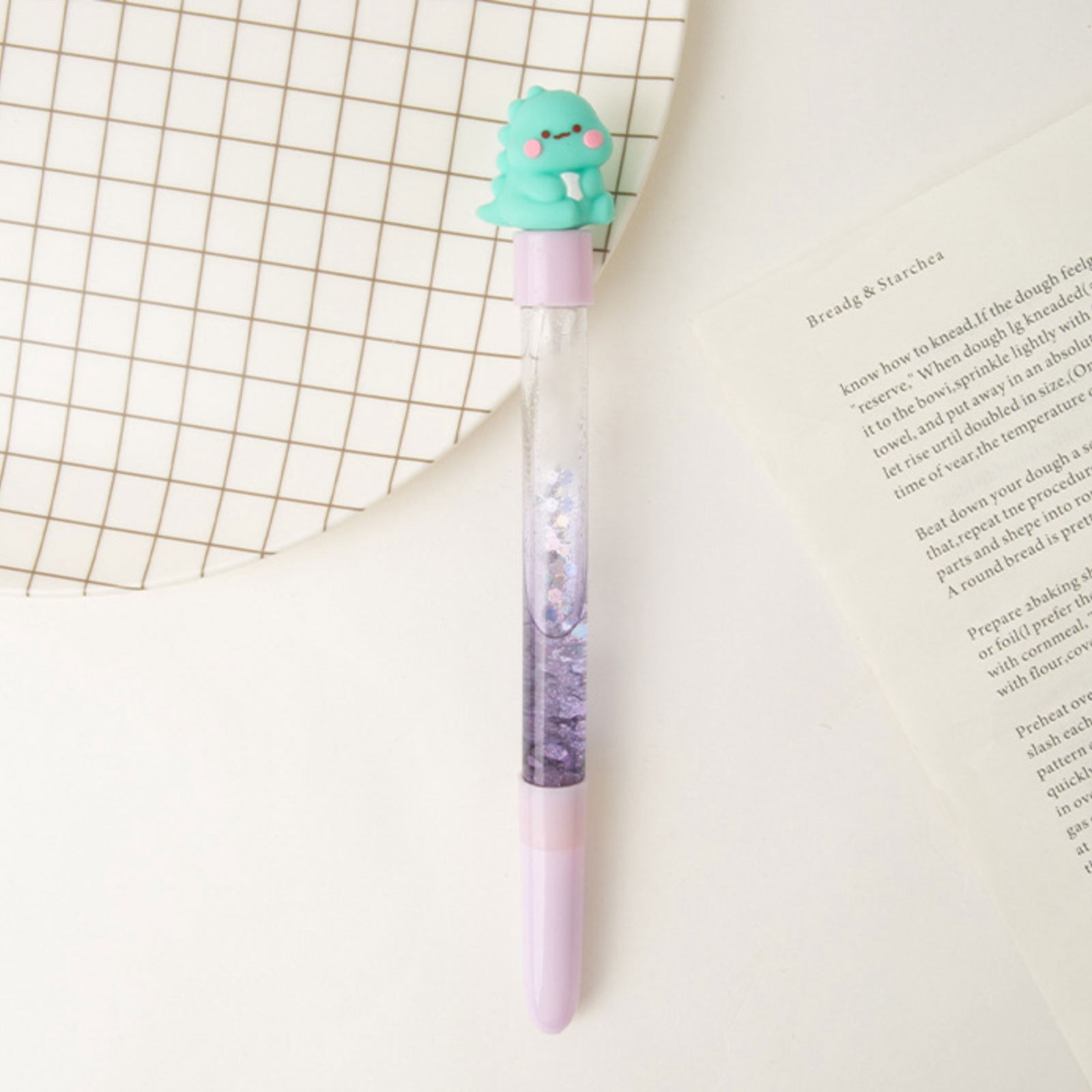 Cute Quicksand Gel Pens 0.4mm Fine Point Aesthetic Kawaii Writing Pens ...
