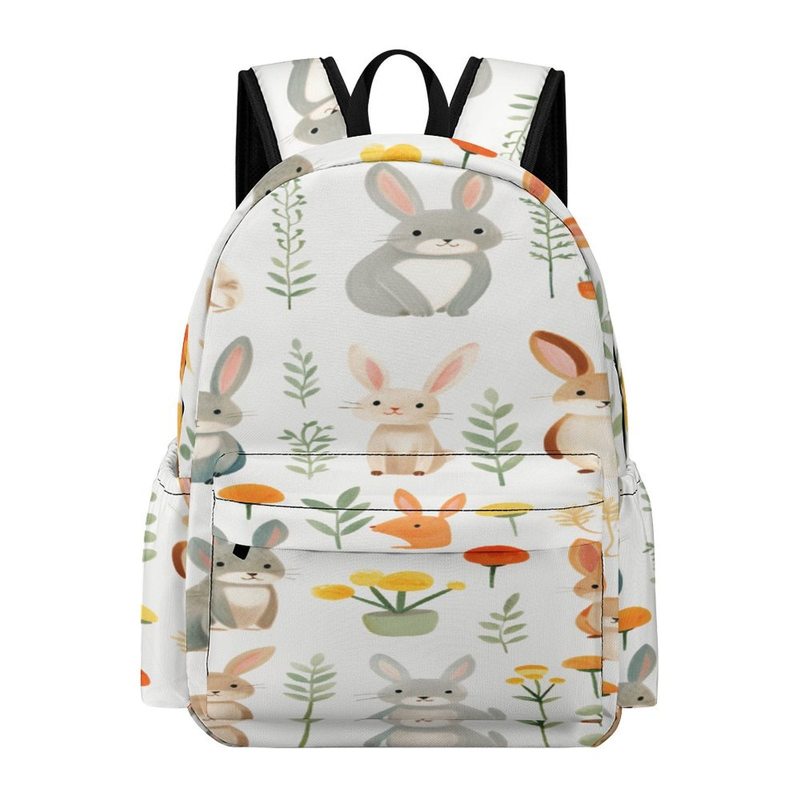 Cute Rabbit Backpacks Teenager Bookbag Casual Students School Bag ...