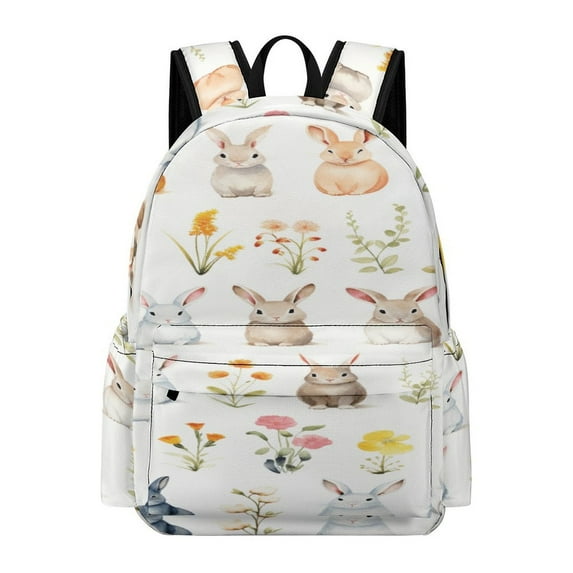 Cute Rabbit Backpacks Teenager Bookbag Casual Students School Bags ...