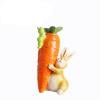 Cute Rabbit & Carrot Figurine with Tiny Caterpillar – Soft, Whimsical ...