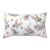 Cute Rabbit Pillow Cases Standard Size, Soft Pillow Covers with ...