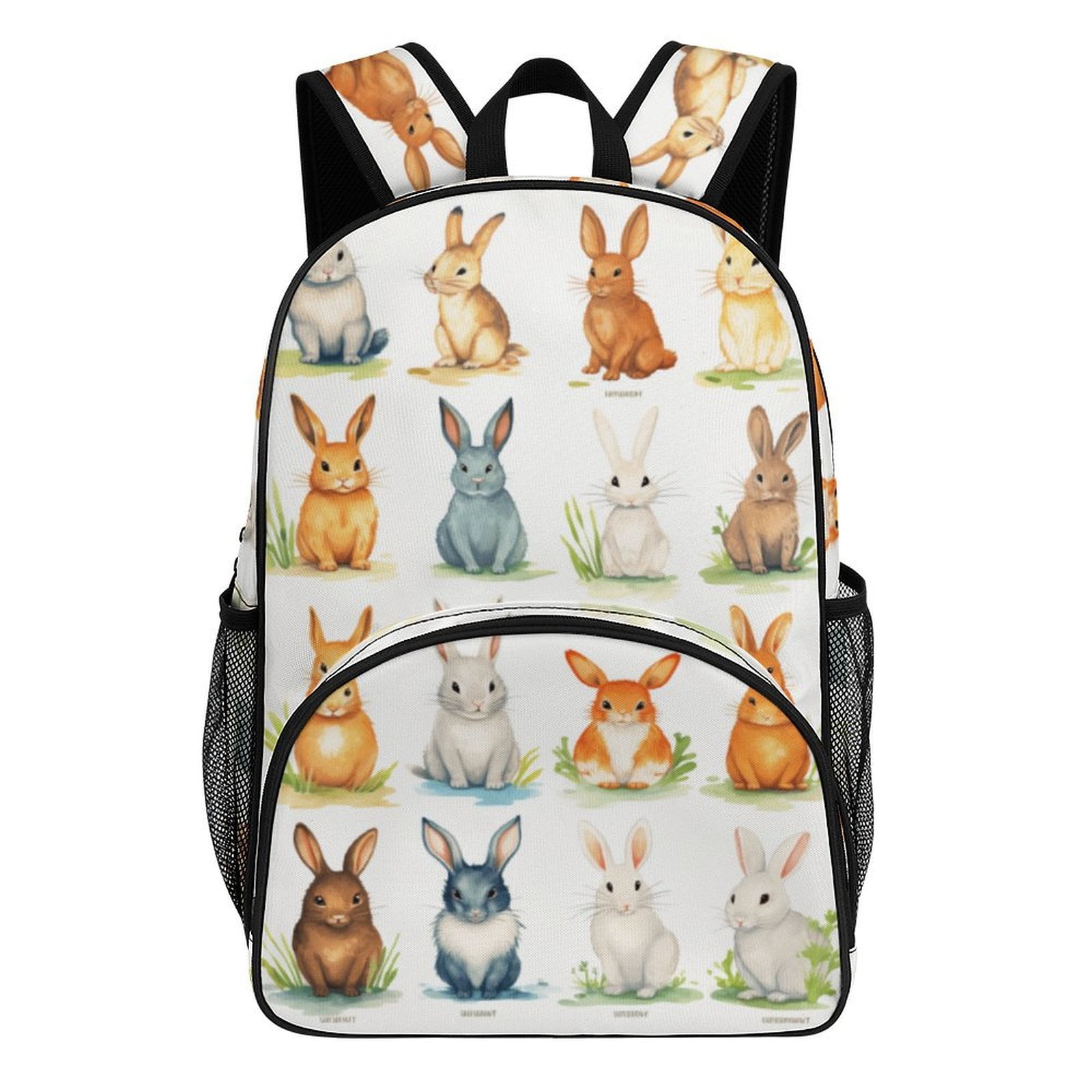 Cute Rabbit Student Backpack Hiking Travel Daypack for Men Women ...