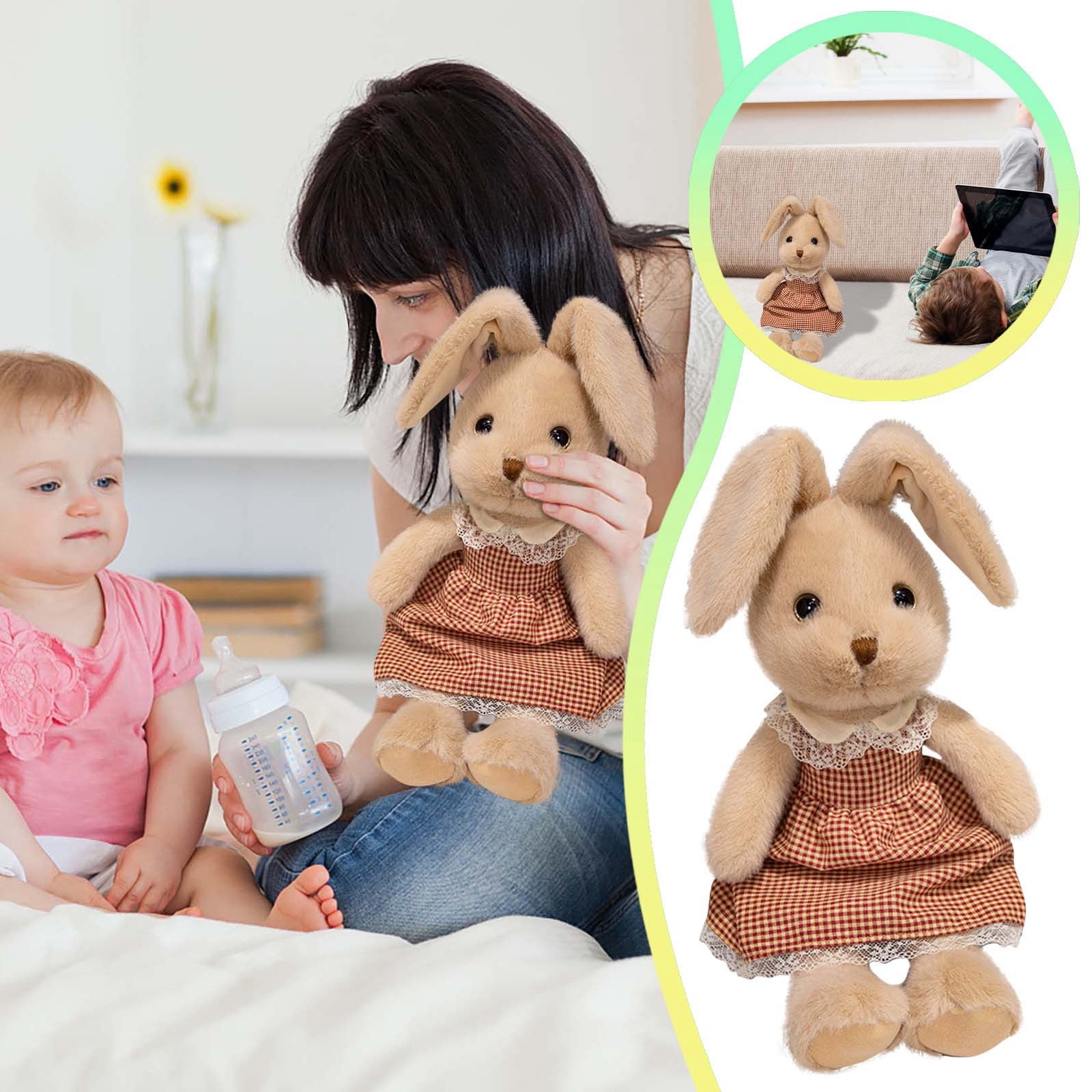 Cute Rabbit Toy Quality Bunny Stuffed Animal The Comfort Item For Kids ...