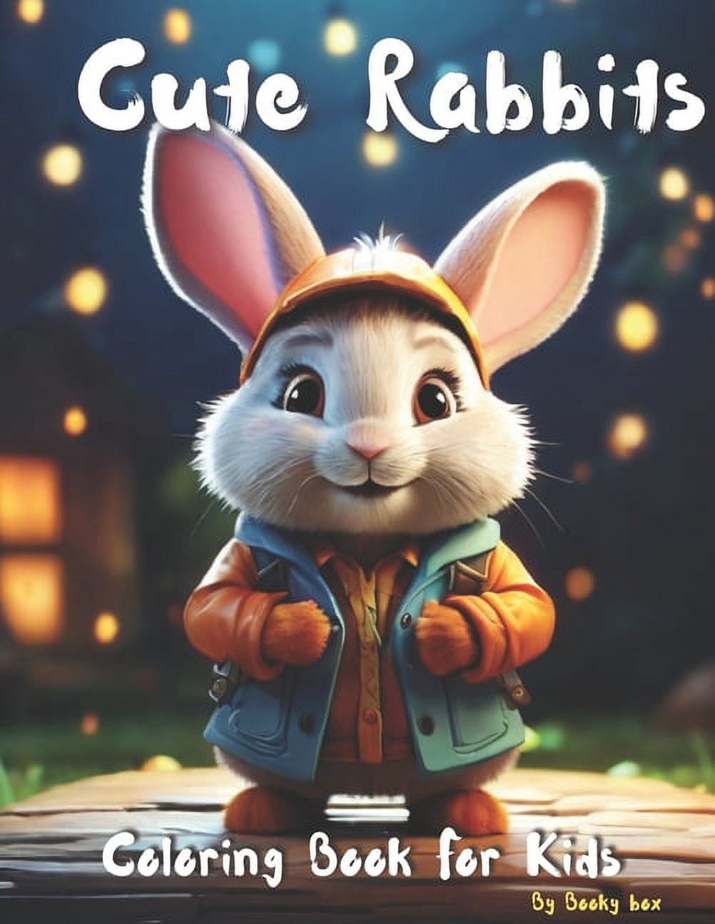 Cute Rabbits Coloring Book For Kids: Bunny rabbit Bunny Coloring Book ...