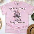 Cute Raccoon Bunny Ears T-Shirt, Very Cutesy Very Demure Tee , Light ...