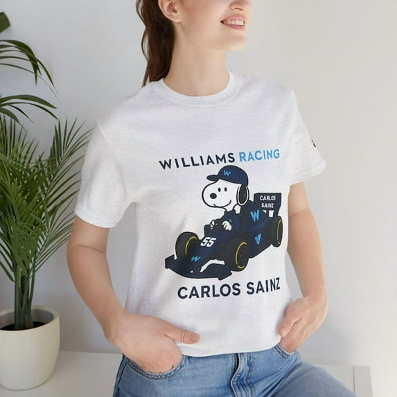 Cute Racing Dog Cartoon Tee, Vintage Speed Car Graphic Top, Retro ...