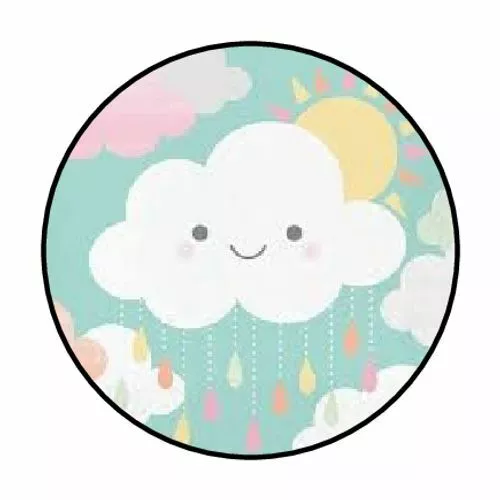 Cute Rain Cloud Stickers Phone Decal Water Bottle Stickers Car Decals ...