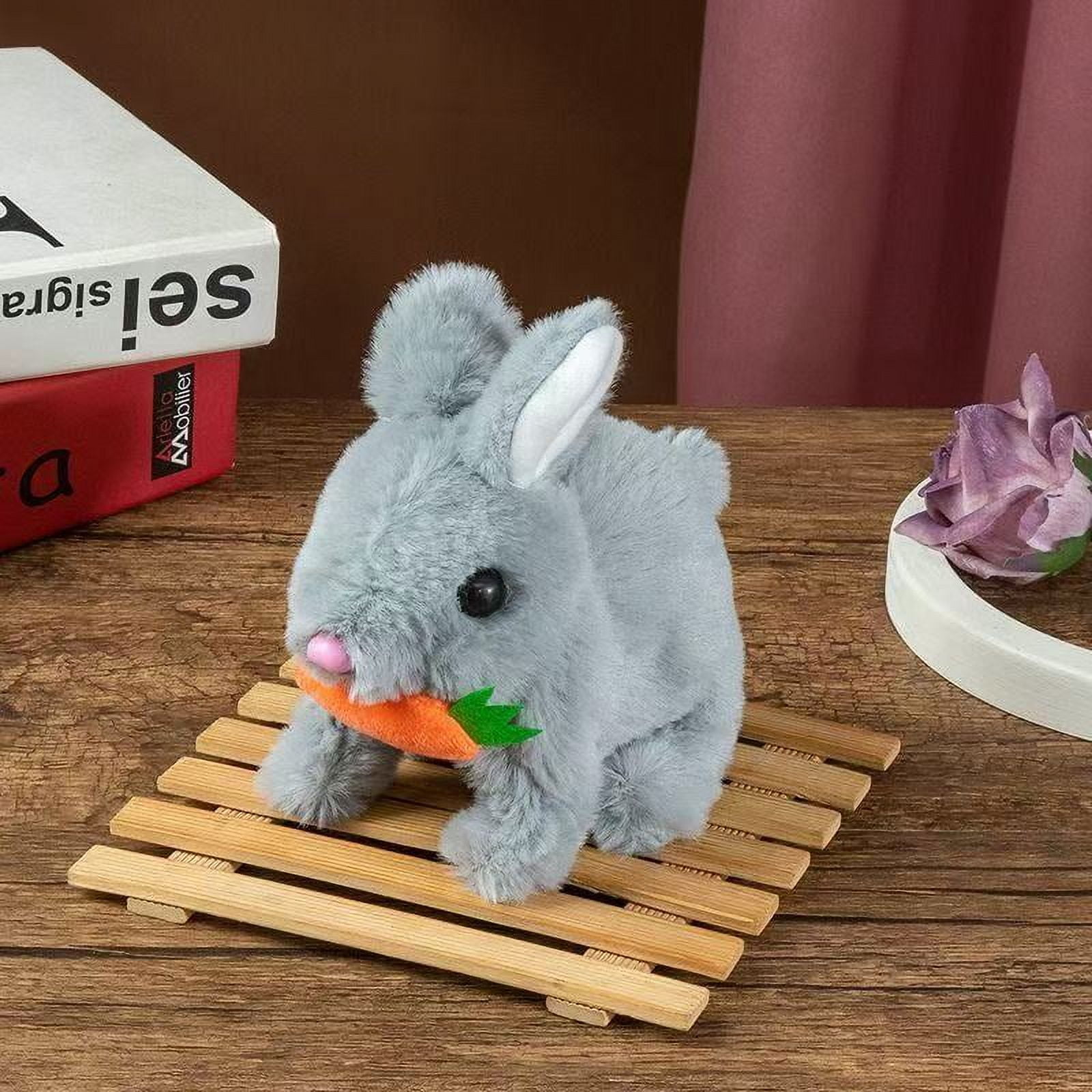 Cute My Realistic Bunny Toy, Interactive Bunny Realistic Bunny- Jumping ...