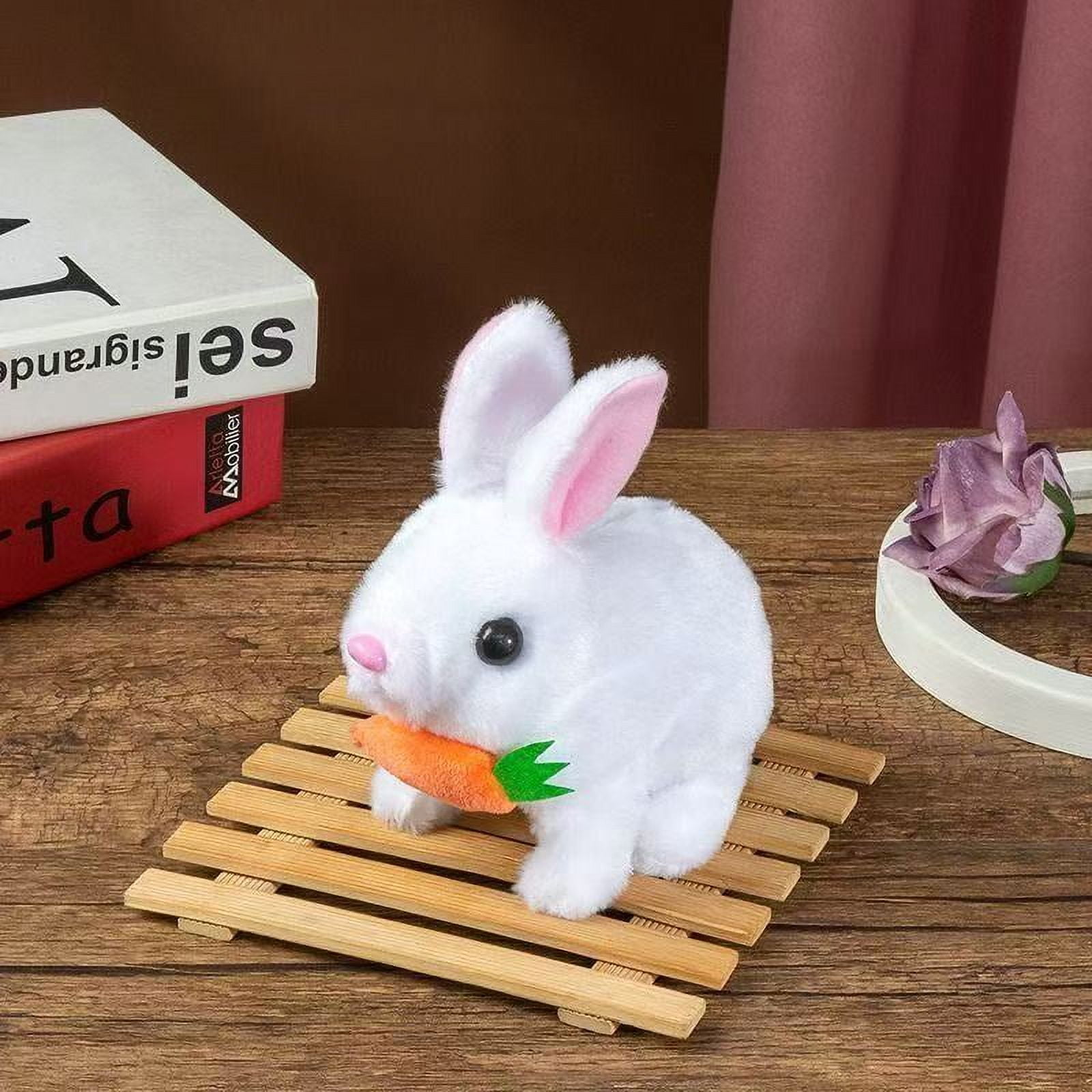 Cute My Realistic Bunny Toy, Interactive Bunny Realistic Bunny- Jumping ...