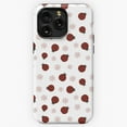 Cute Red Ladybug And Pink Flower Pattern Art iPhone Case 17 11 12 13 14 ...