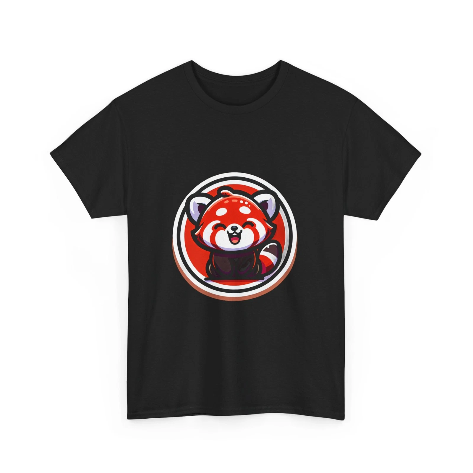 Cute Red Panda Graphic Tee Shirt Unisex Casual Top - Walmart.com