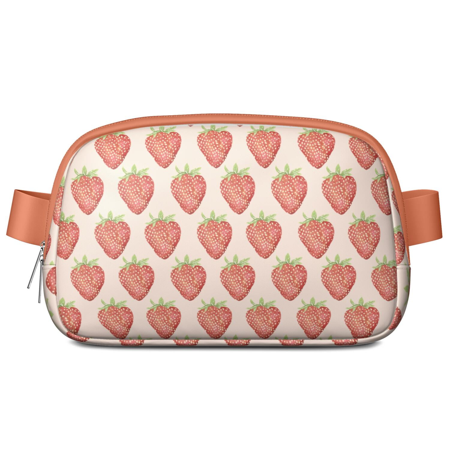 Cute Red Strawberry Print Bag – Summer Fruit Waist Pack for Sweet Berry ...