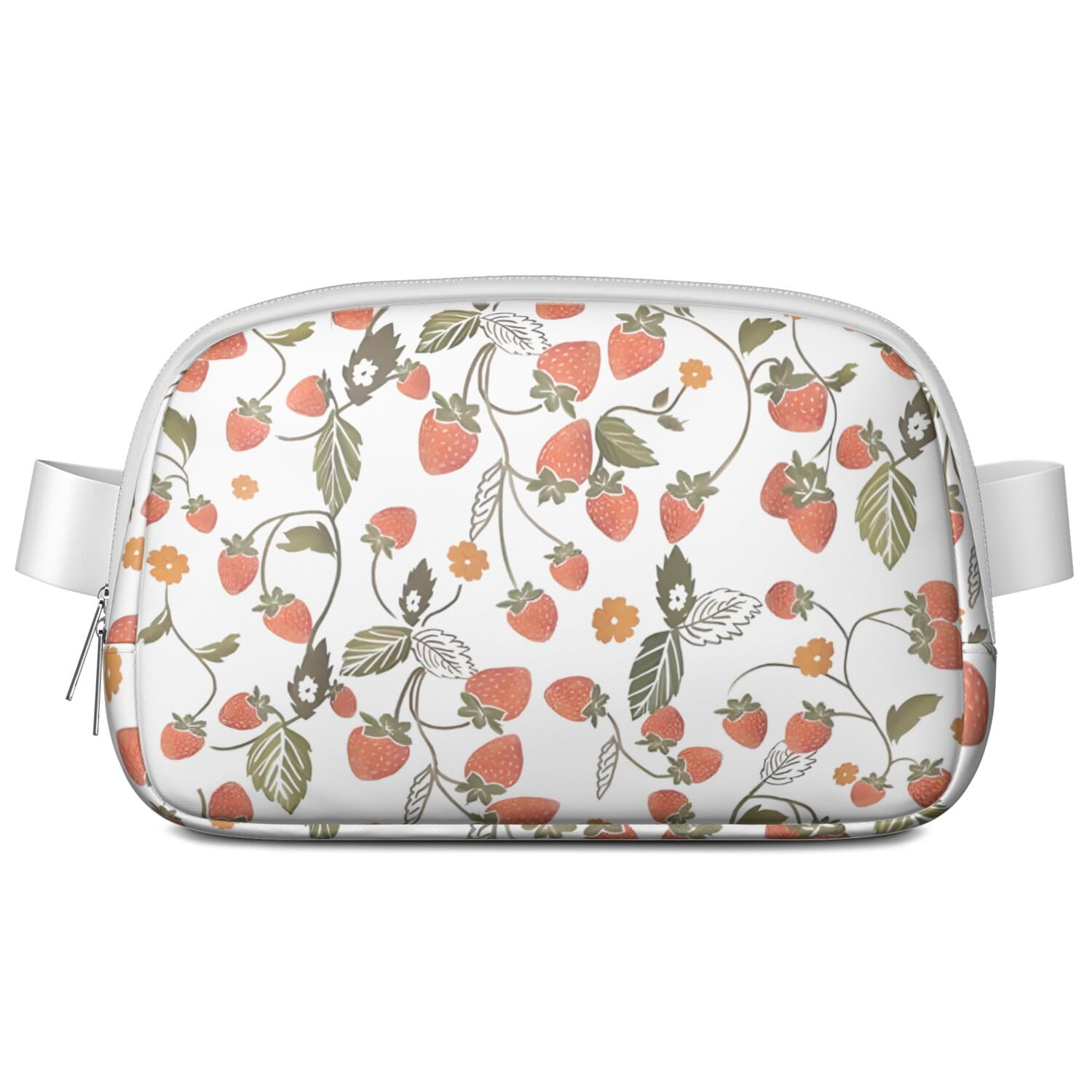 Cute Red Strawberry Print Bag – Summer Fruit Waist Pack for Sweet Berry ...