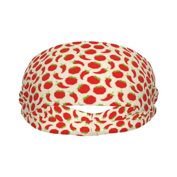 Cute Red Tomato Pepper Sports Headbands for Men/Women Workout Headband ...
