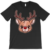 Cute Reindeer Baby Rudolph Red-Nosed Funny Christmas Xmas Holiday ...