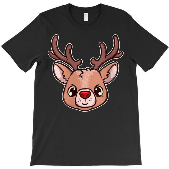 Cute Reindeer Baby Rudolph Red-Nosed Funny Christmas Xmas Holiday ...