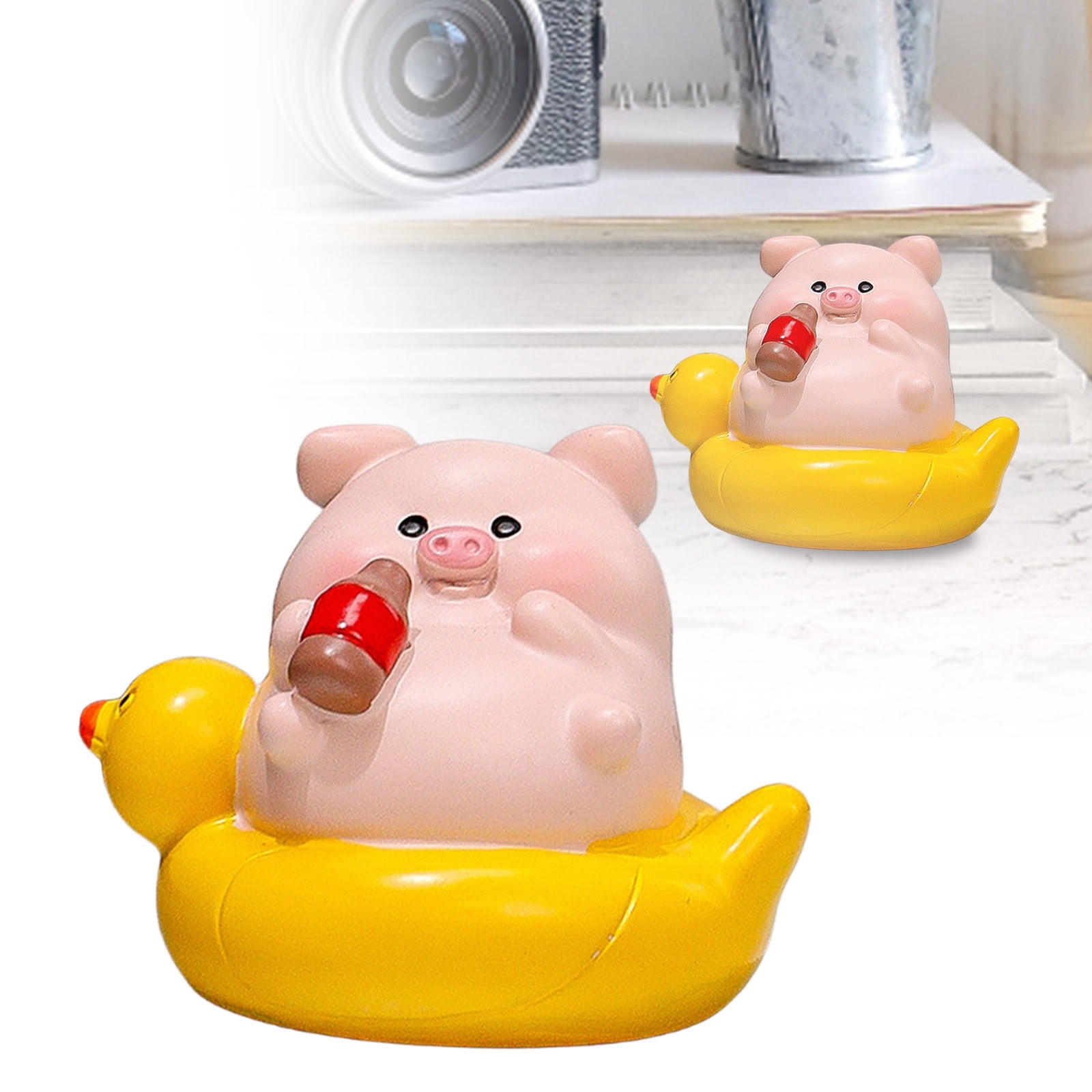 Cute Resin Desktop Ornament Adorable Figurine for Home Unique ...