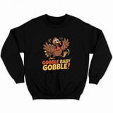 Cute Retro Gobble Baby Gobble Til You Wobble Thanksgiving Graphic ...