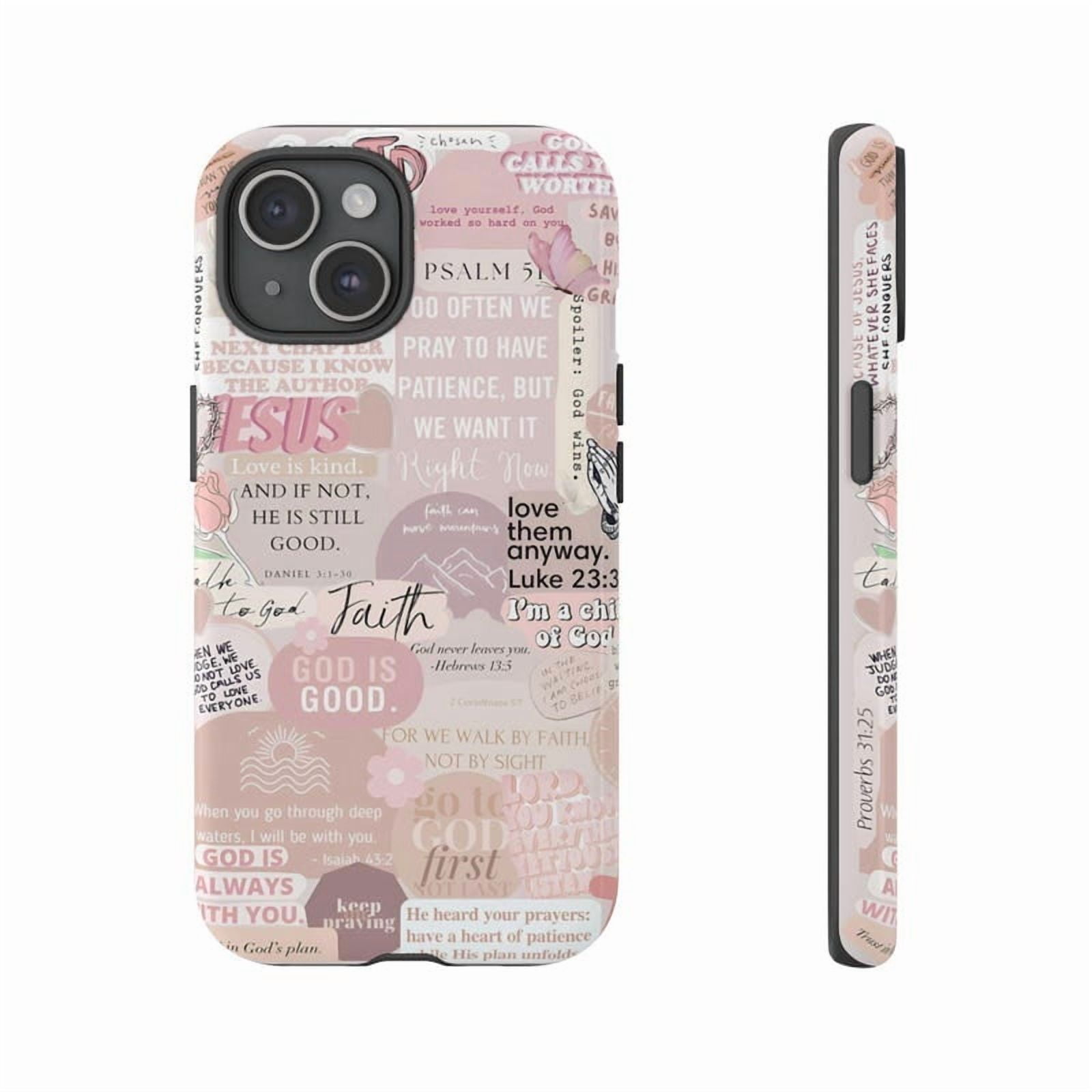 Cute Retro Jesus Faith-Inspired Stylish Religious Pink Christian ...