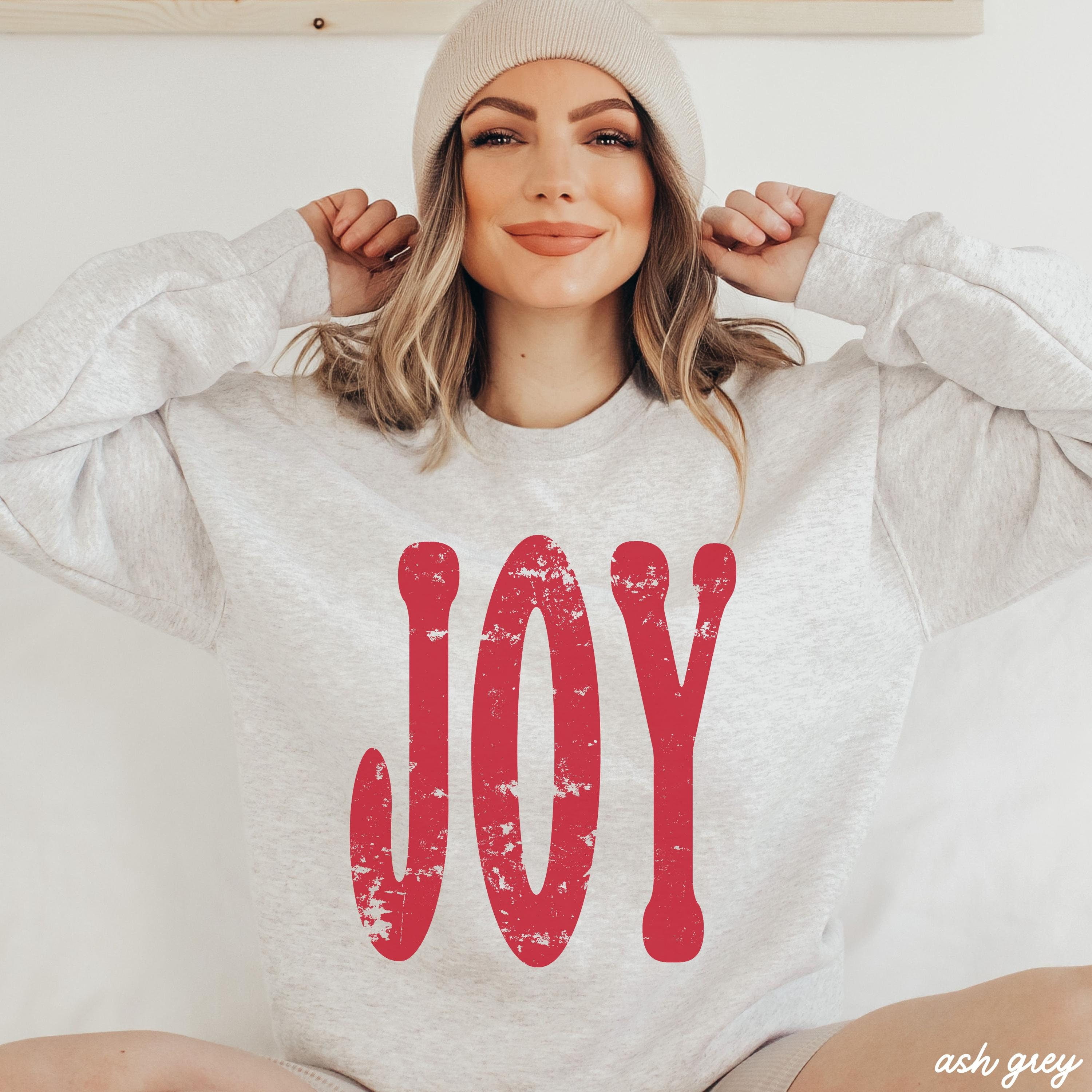 Cute Retro Joy Merry Christmas Shirt, Cute Winter Sweater, Christmas ...