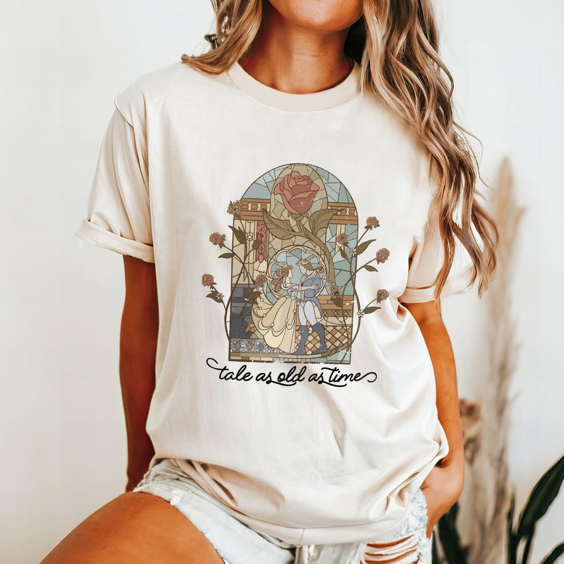 Cute Retro Tales T-shirt, Tale As Old As Time Tee, Tales Lovers Tee ...