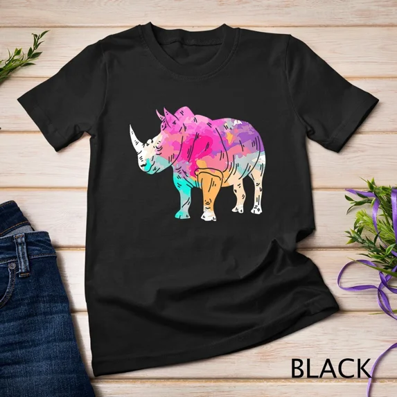 Cute Rhino Art Zoo Safari Animal Wildlife Lover Gift Tee up to 5XL ...