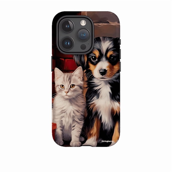 Cute Romantic Puppy Love Stylish Phone Case Compatible with iPhone 11 ...