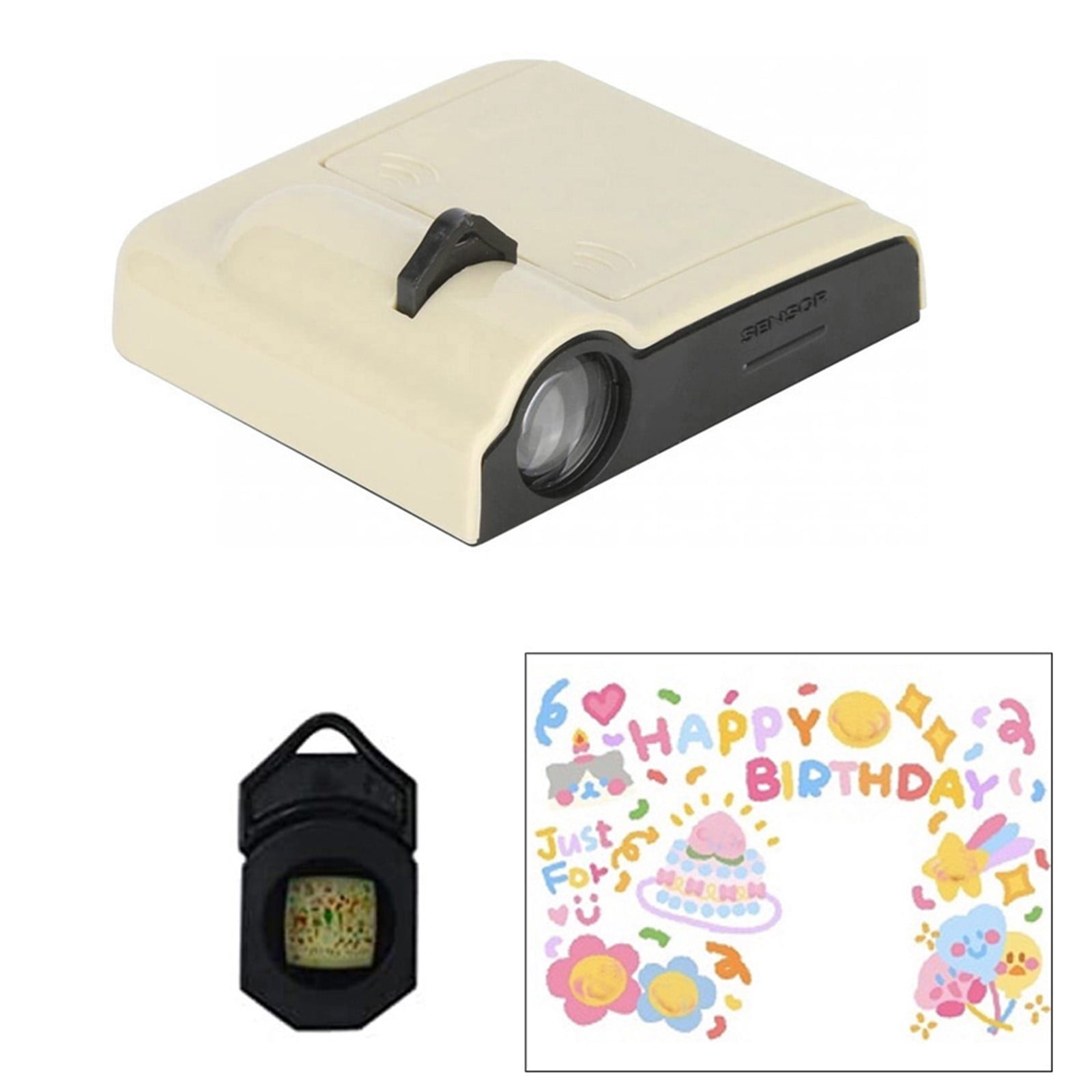 Cute Room Decor Birthday Party Decoration Projector Creative Happy ...